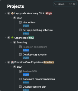 Nested Search Now Available in Labs! – Workflowy